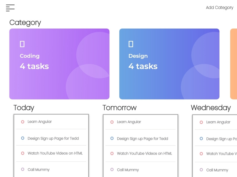 To Do Web by ATINUKE JONES on Dribbble
