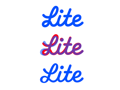 Lite word-mark. by Paul von Excite on Dribbble