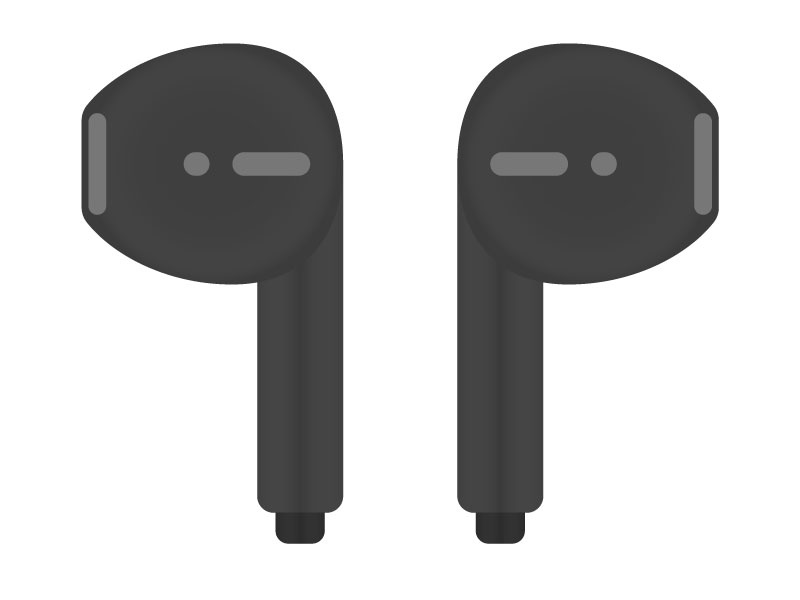 Wireless Airpods Vector Realistic Illustration by Icons Home on Dribbble