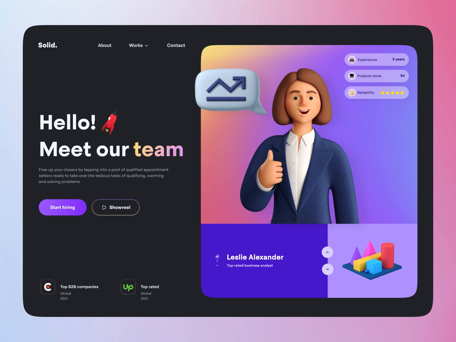 Solid. Software development company by Anna Fesenko for Gotoinc on Dribbble