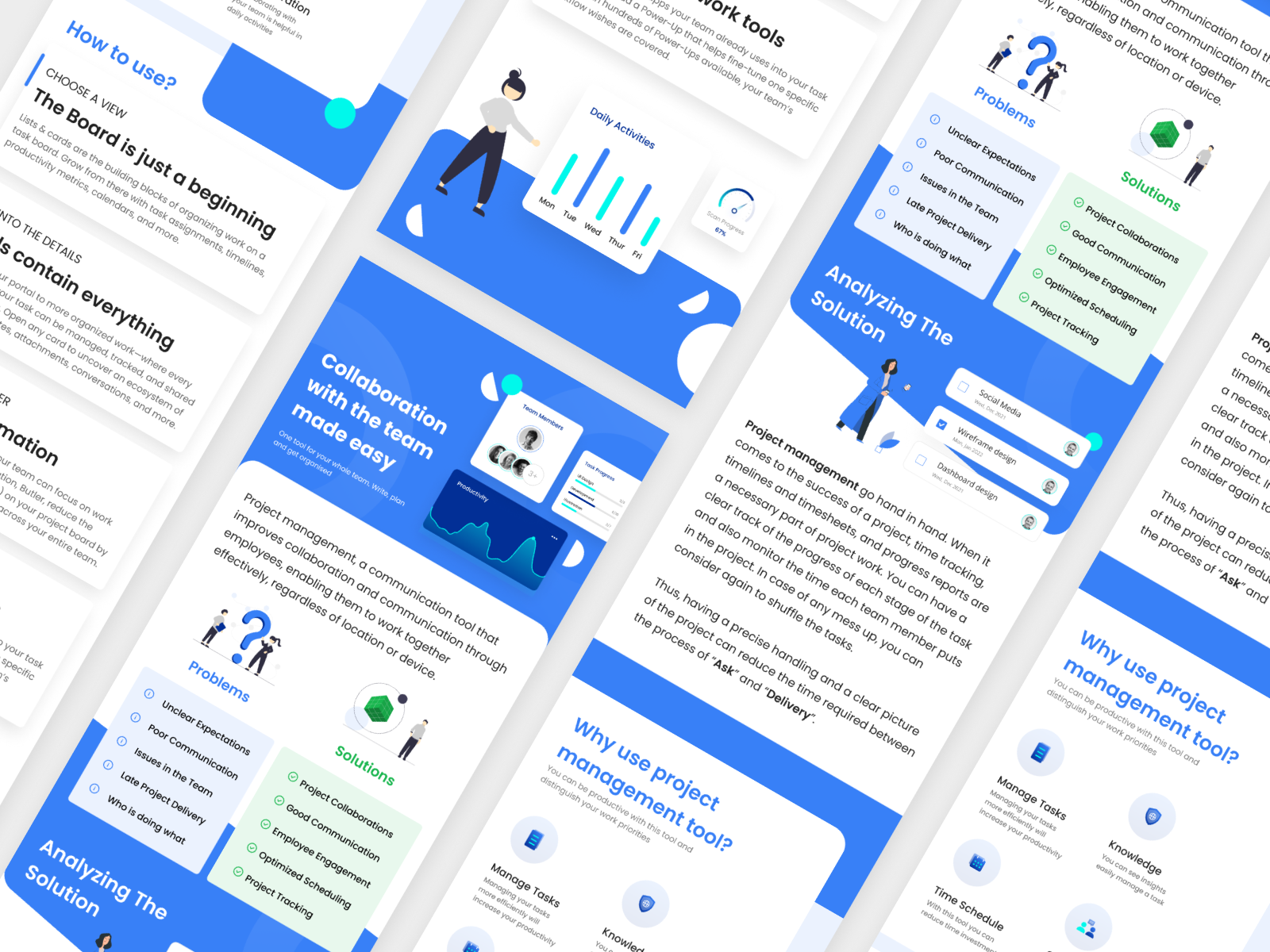 Project Management Tool | Infographics by Kanika Lakhera on Dribbble