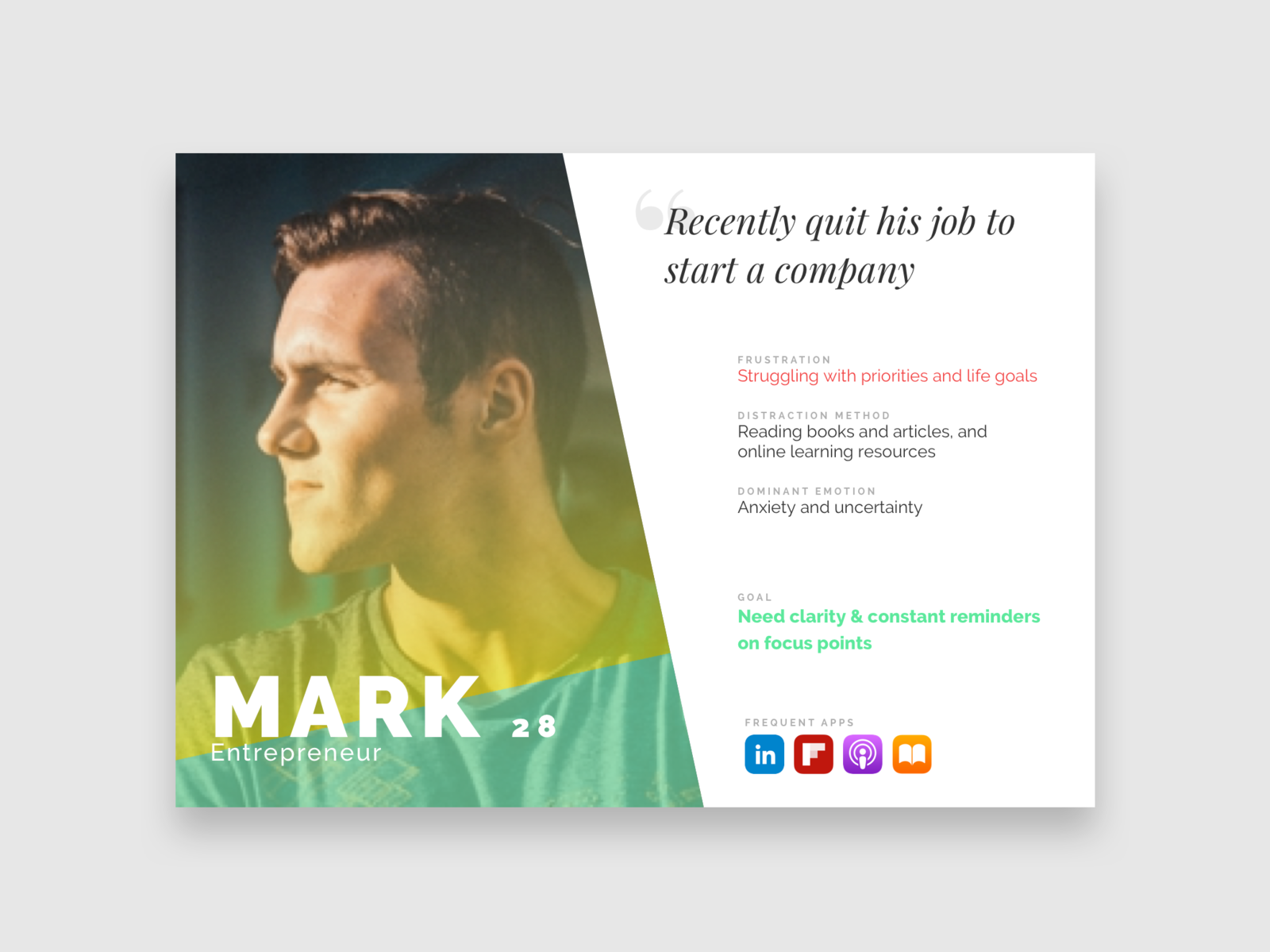 User Persona Sample by Paritosh Pundir on Dribbble