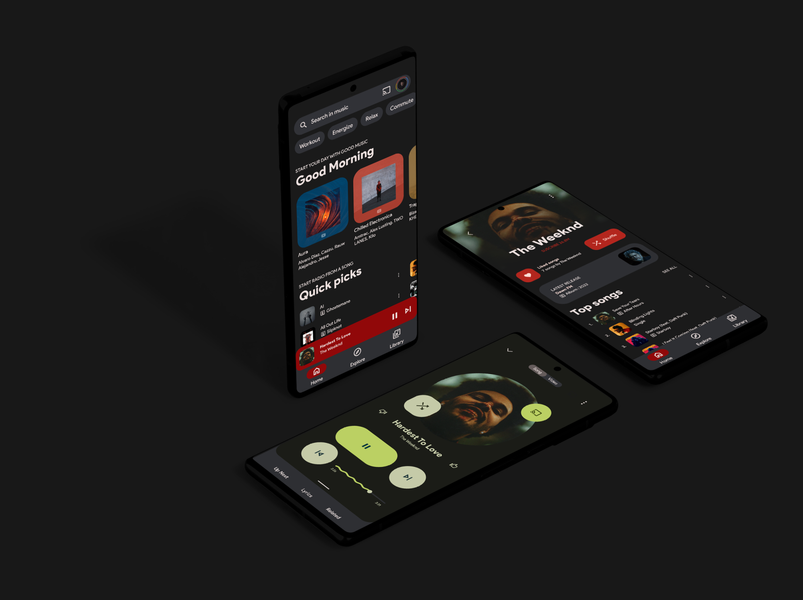 YT Music Material You by Roy Monasterio on Dribbble