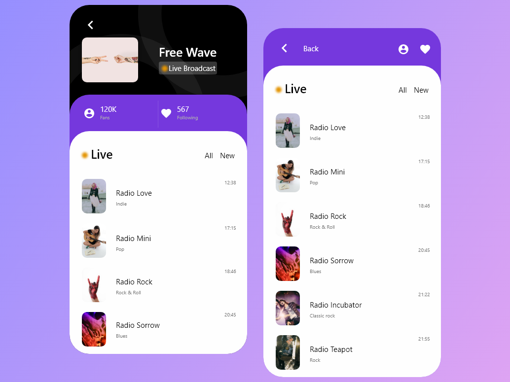 Radio by anna gudasheva on Dribbble