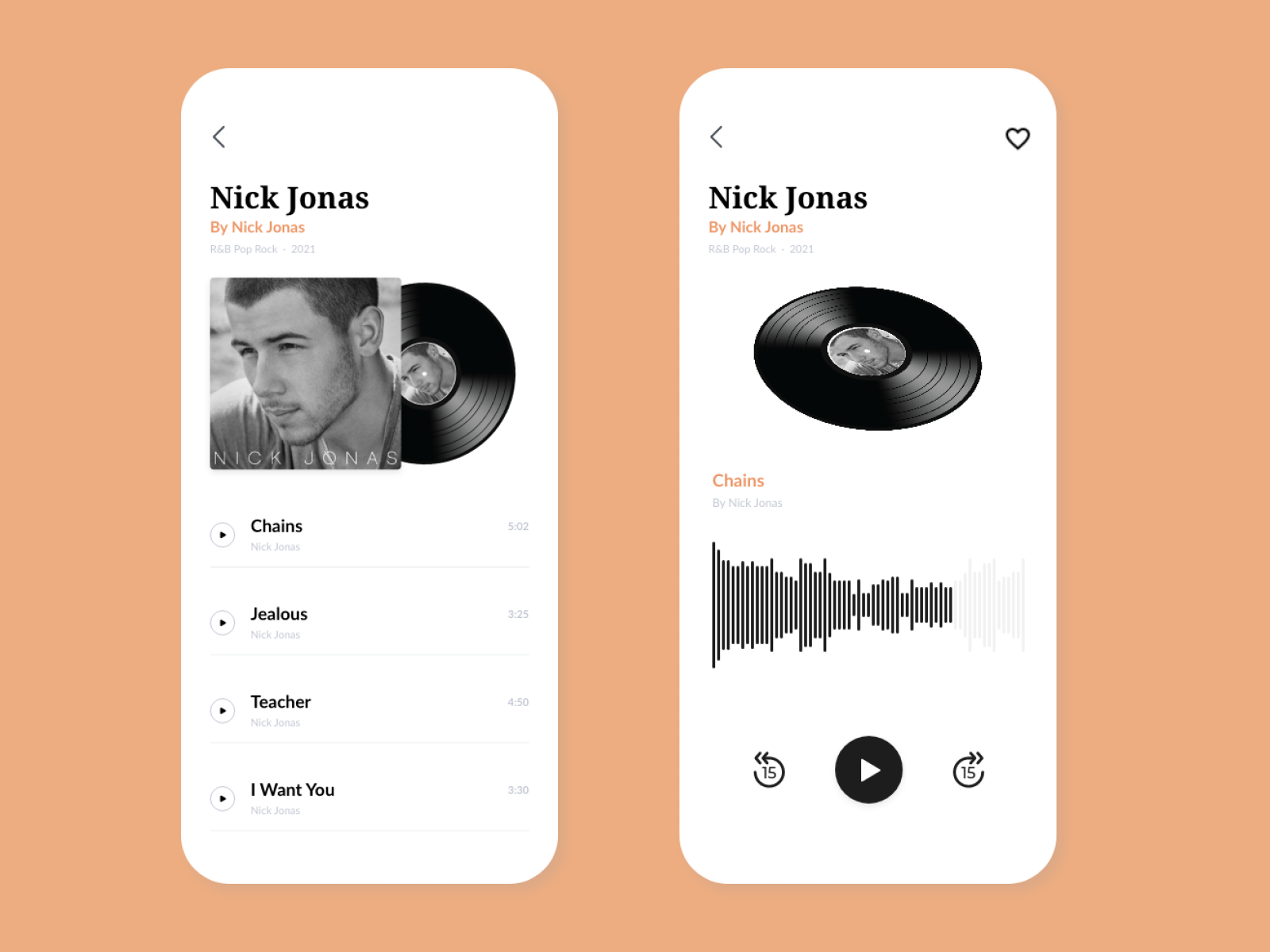Vinyl Record App 💿 by Jimmy Chan on Dribbble