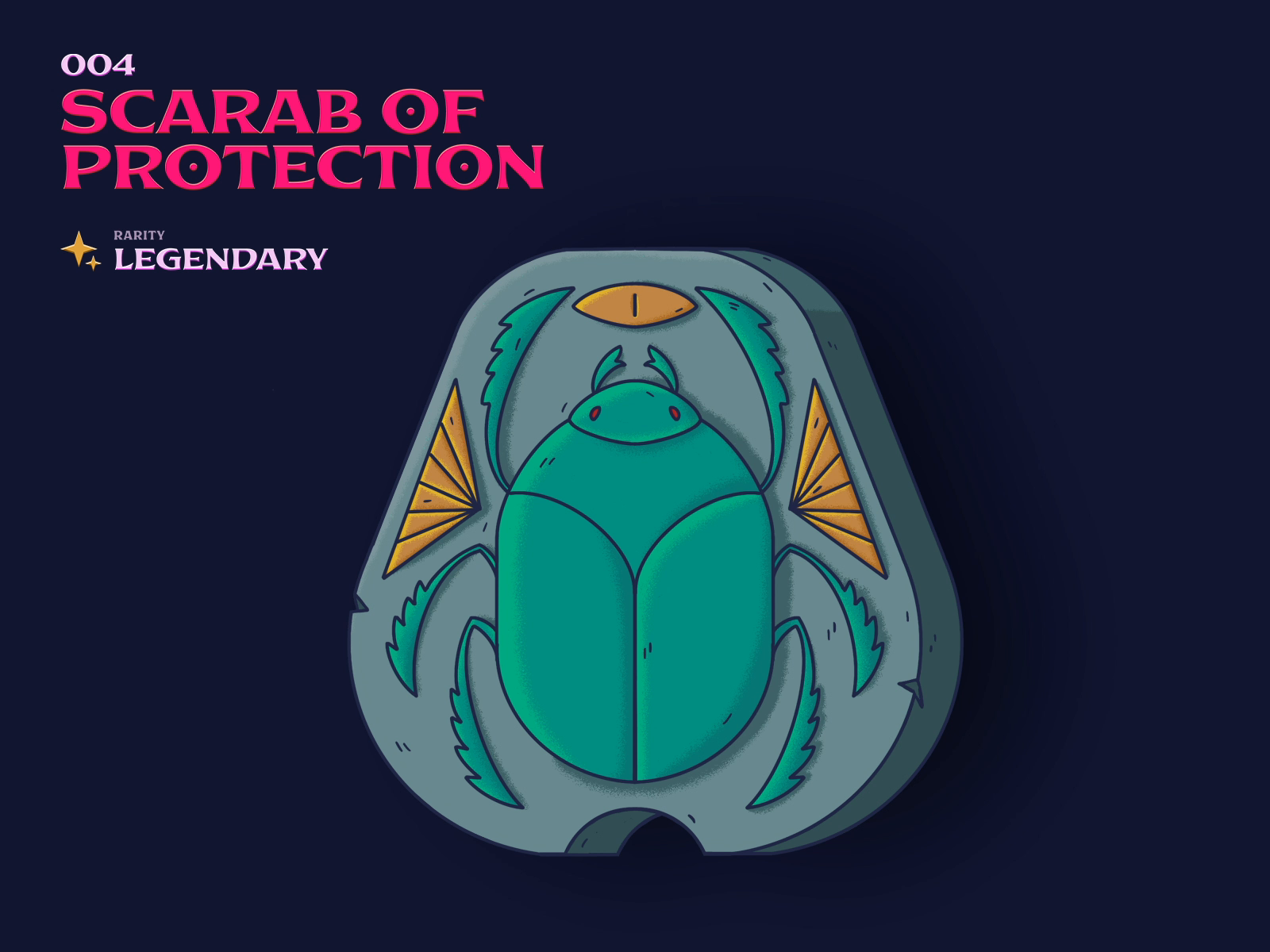 004 Scarab of Protection by Matt Scribner on Dribbble