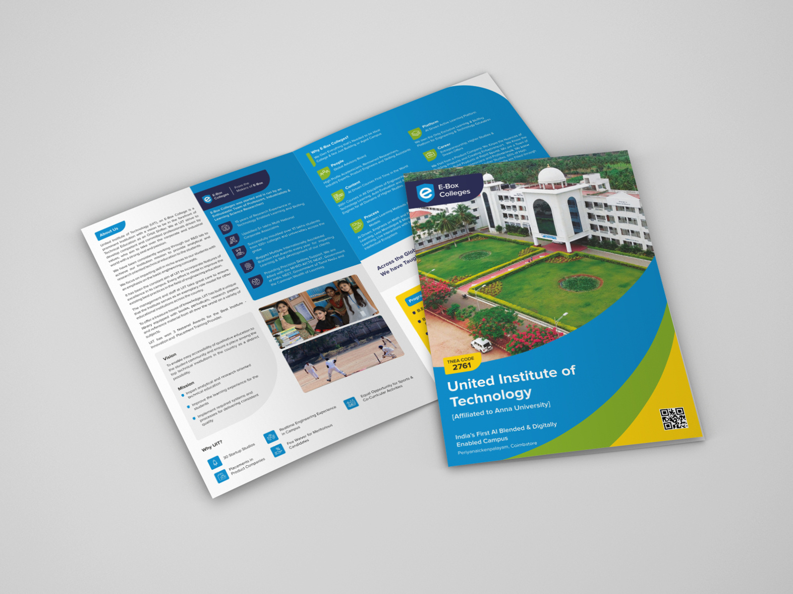 E-Box Colleges - UIT Brochure Design by Mukesh J on Dribbble