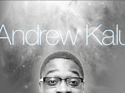 Andrew Kalu site by Scott Savarie on Dribbble