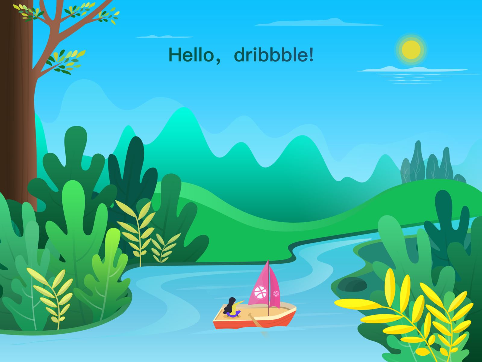 Spring by StarLi on Dribbble