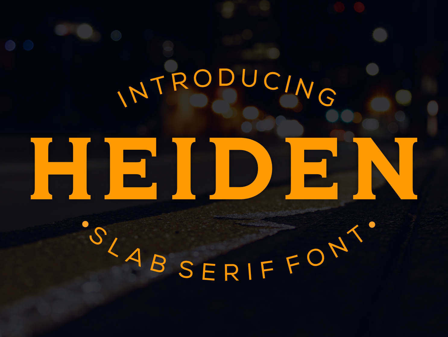 Heiden Slab Serif Font by Beary on Dribbble