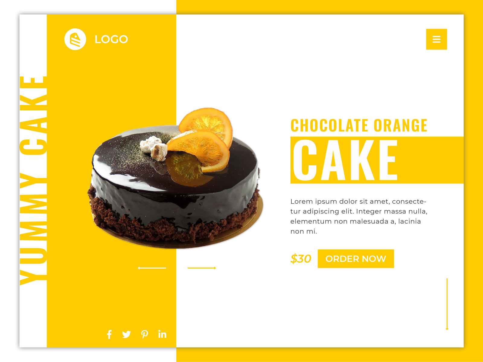 Cake web banner by Margi Pansiniya Rathod on Dribbble