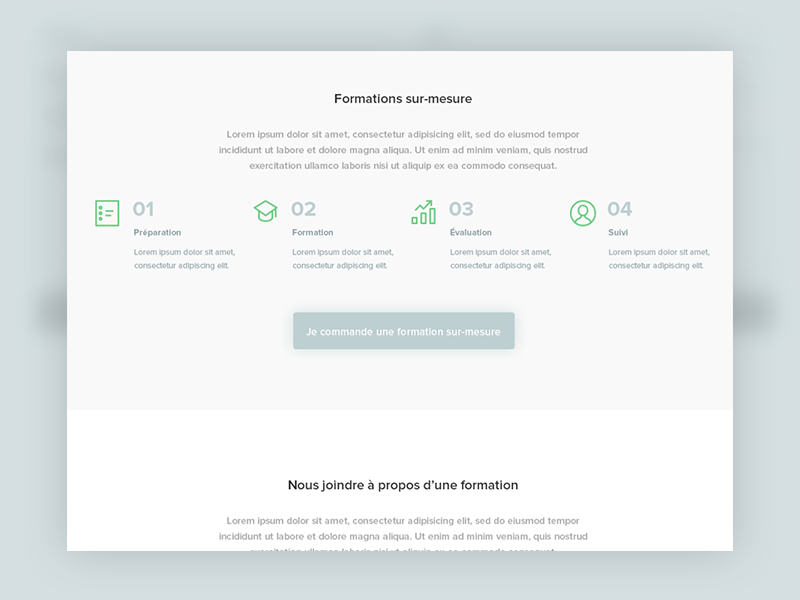 Course steps by Stratis bakas on Dribbble