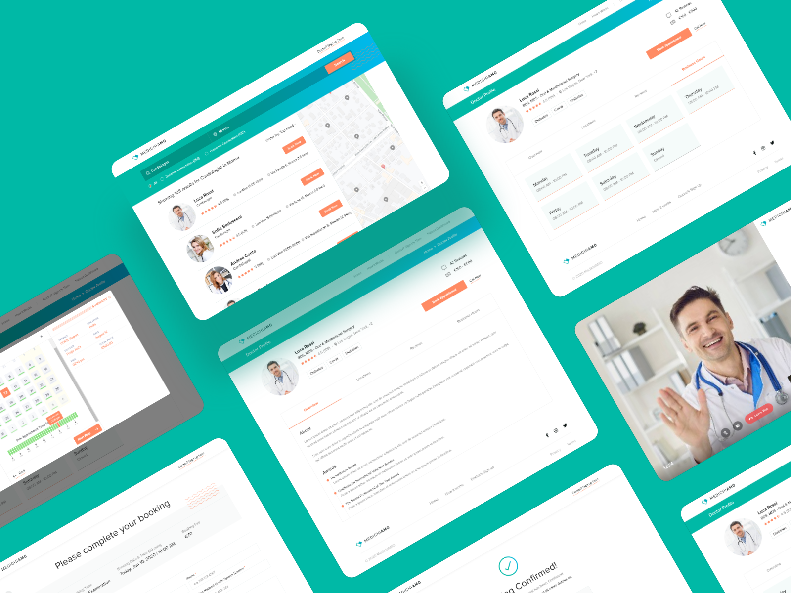 MedichiAMO - Healthcare - UI/UX - Part 2 by Busona on Dribbble