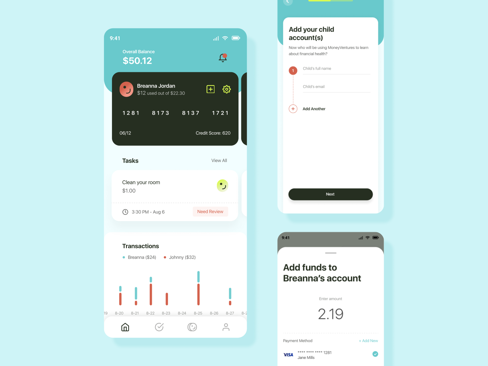 Financial App - UI/UX by Busona on Dribbble