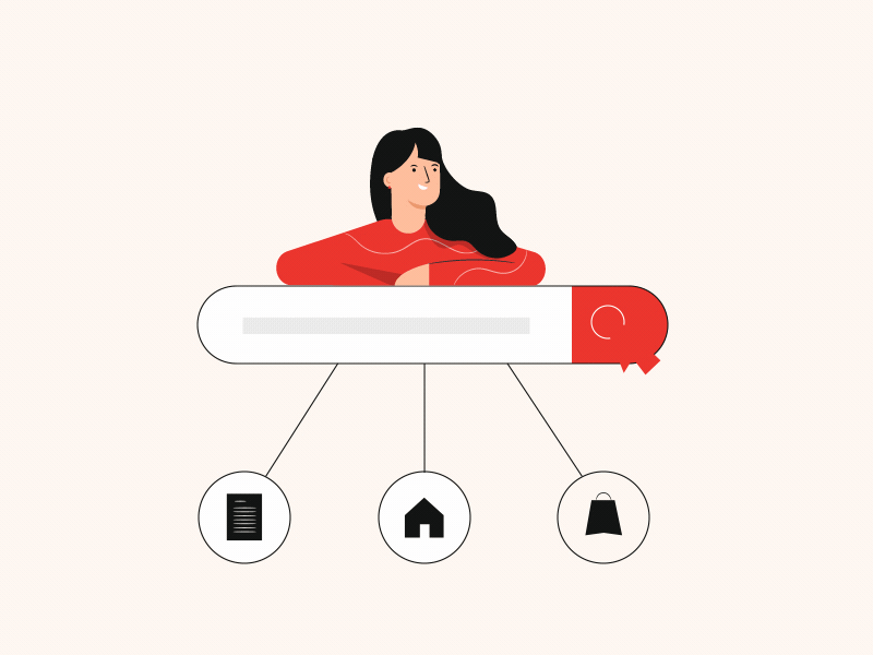 Searching by Anton Valihura on Dribbble