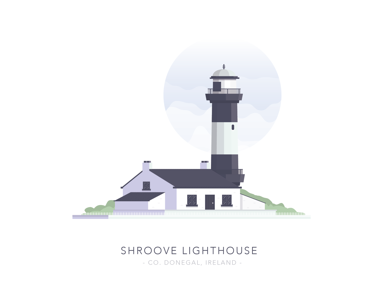 Shroove Lighthouse, Co. Donegal, Ireland by Lighthouses of the World on ...