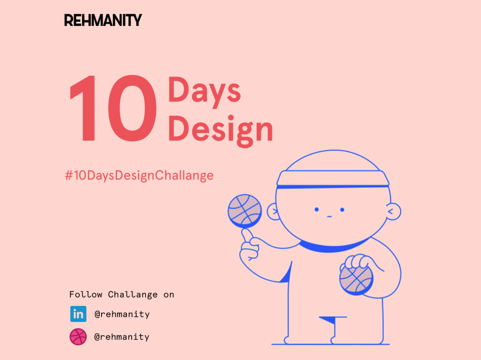 10 Days 10 Design Challange by Rehman Deraiya on Dribbble