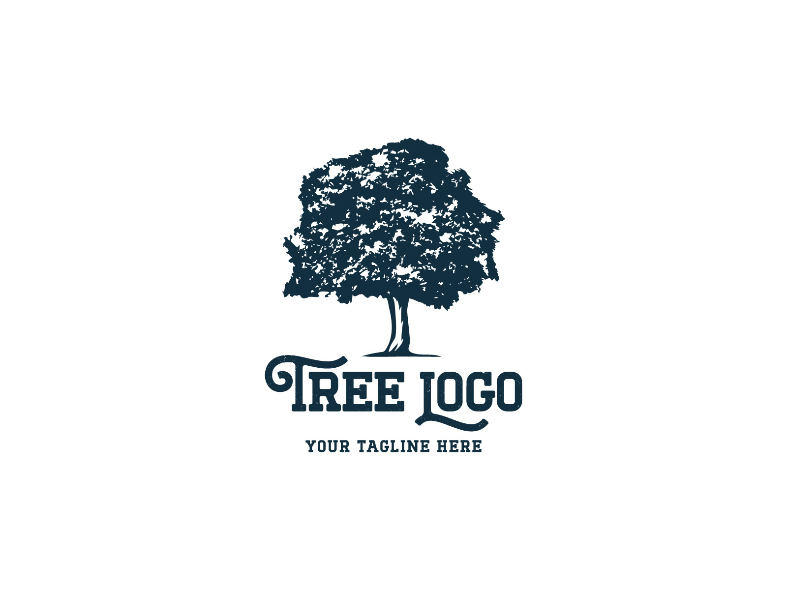 Vintage Tree Logo Design by MadeByFaheem on Dribbble