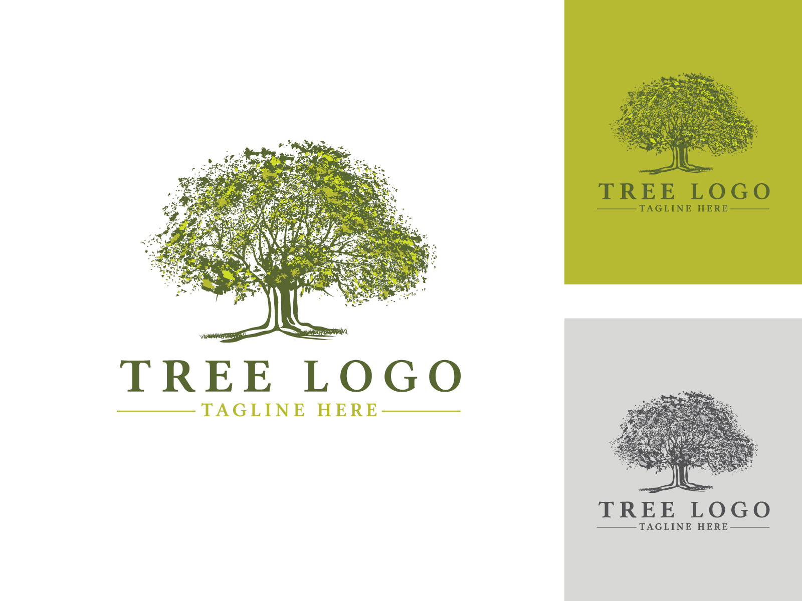 Oak Green Tree by MadeByFaheem on Dribbble