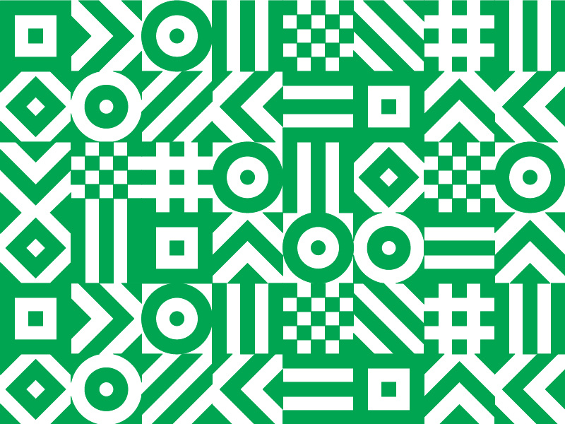 Geometric Sign Pattern #2 by Viktor Ostrovsky on Dribbble