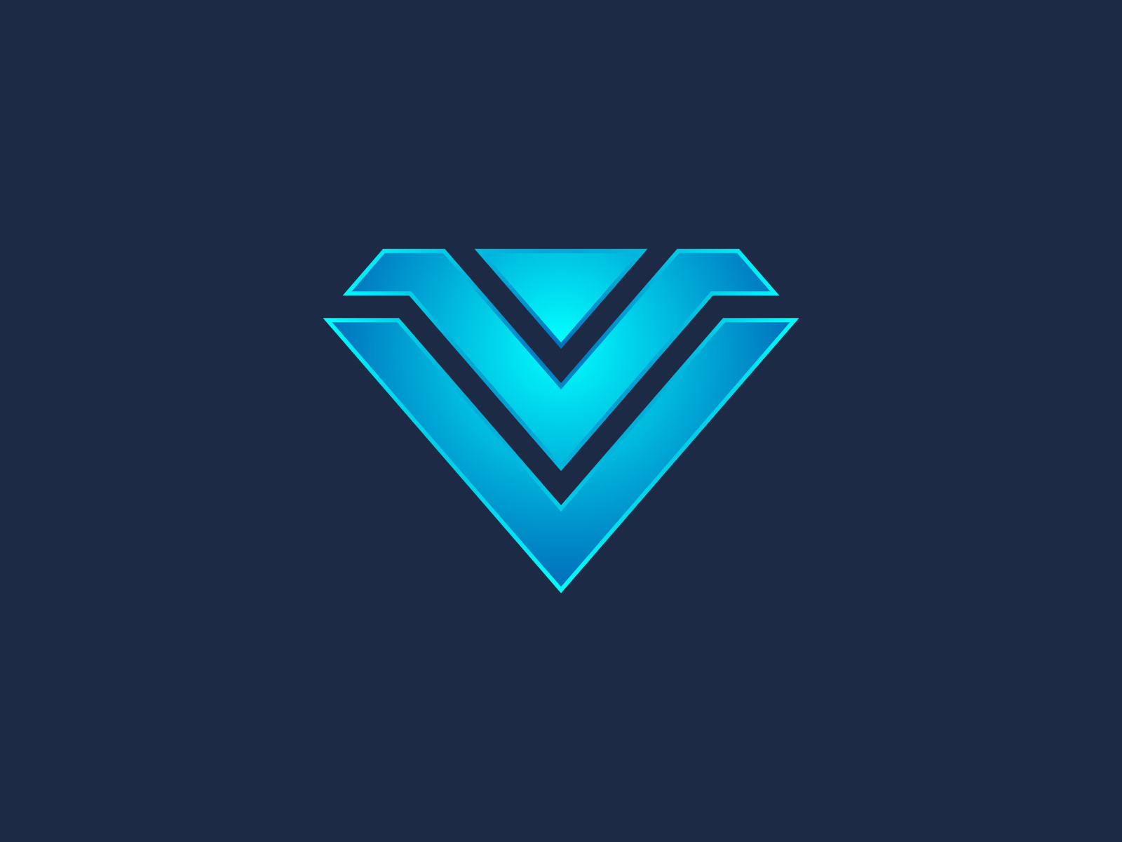V Diamond Logo by Rohmatul Insan on Dribbble