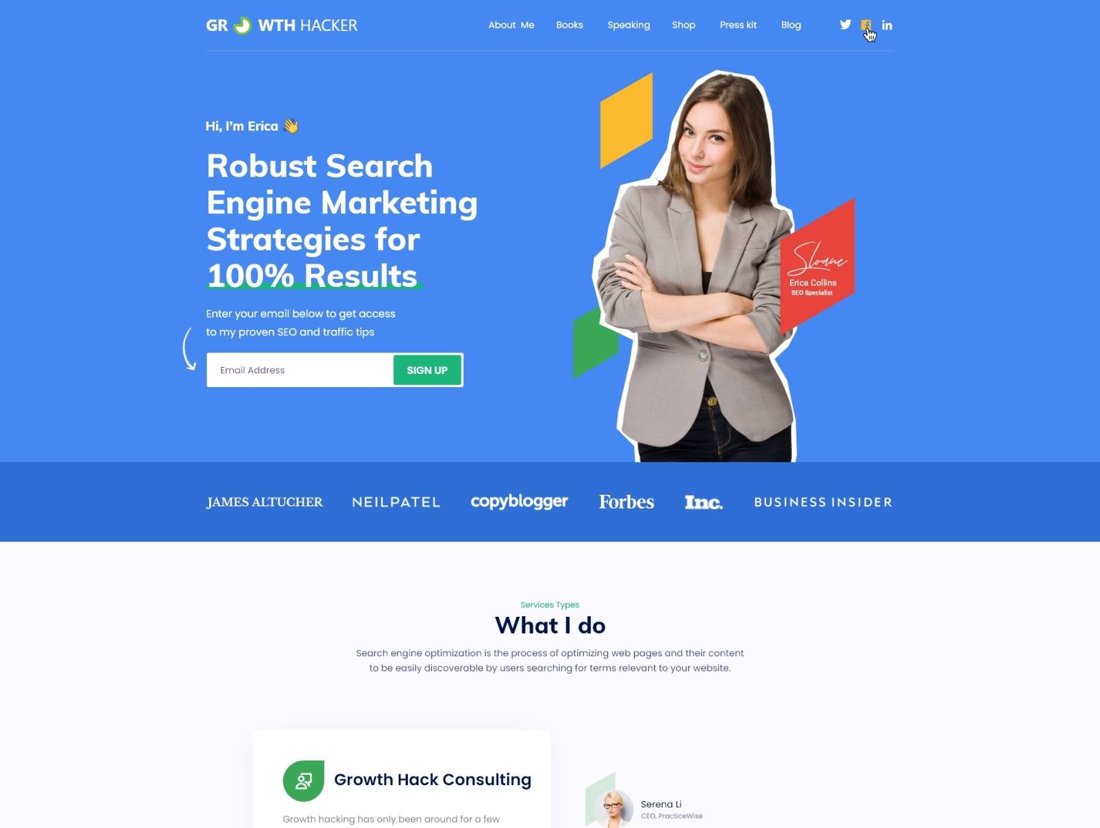 Marketing Landing Page by Ramin Hatami on Dribbble