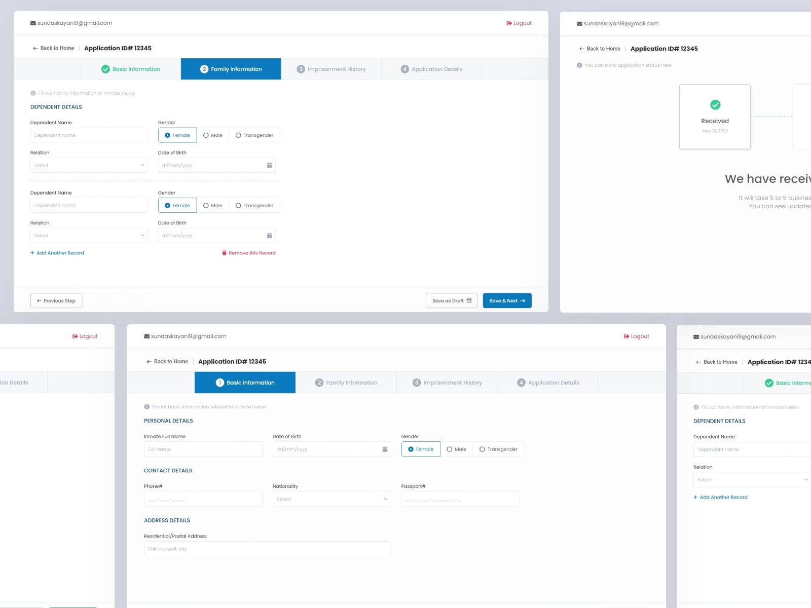 Inmate Loan Application Form by Sundas Ilyas on Dribbble