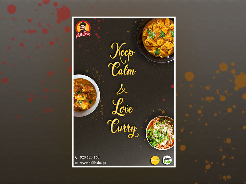 Curry Ad by Nabin Dahal on Dribbble
