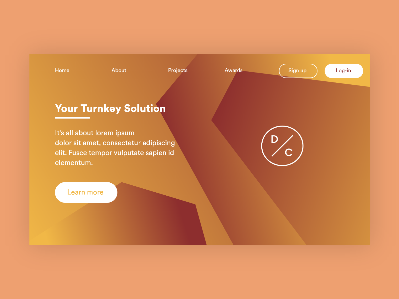 Dc Home page by Bastien Agullo on Dribbble