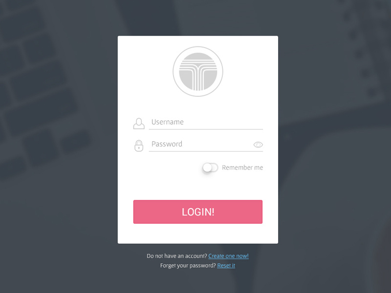 Login by Farhan Razak on Dribbble
