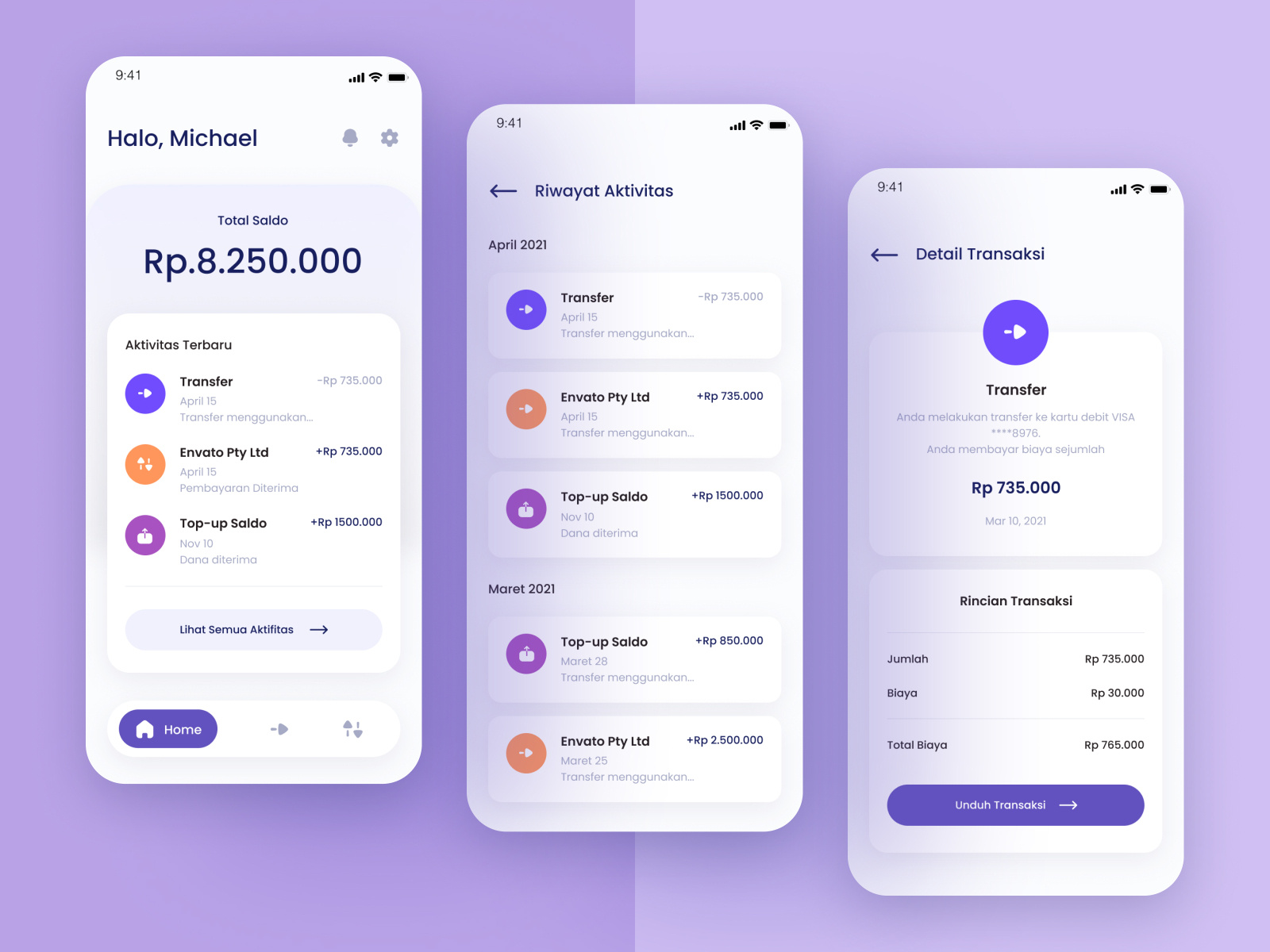 #Exploration - Digital Wallet App by Mustofa Amar on Dribbble
