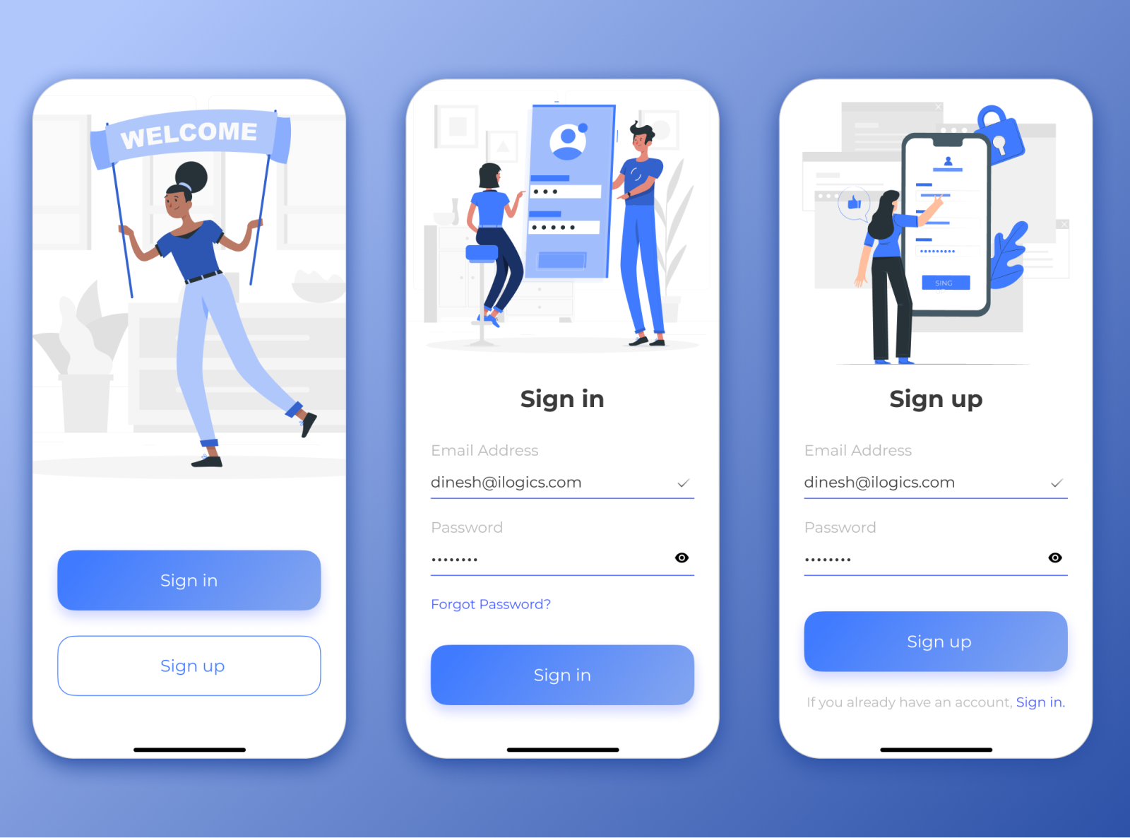 Sign in / Sign up Wallet APP by Dinesh Kumar V on Dribbble