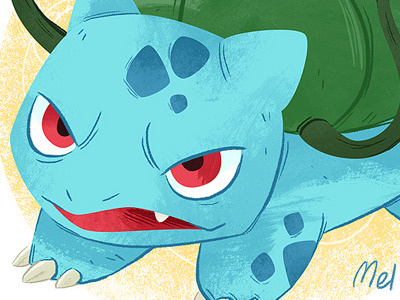 Bulbasaur by Melanie Matthews on Dribbble