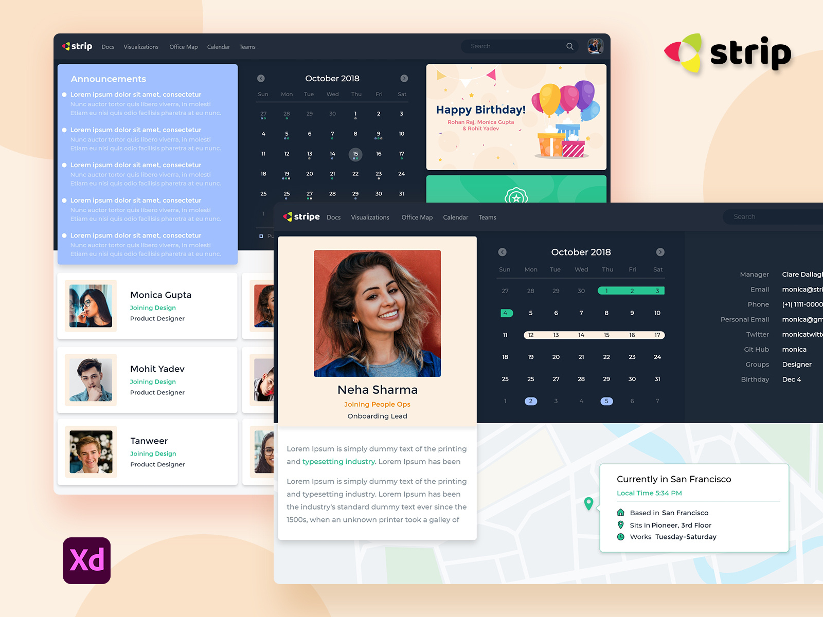 STRIP by ME UI/UX Designer on Dribbble