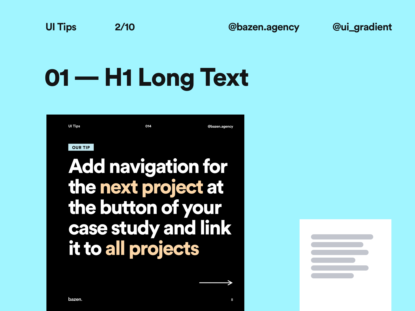 UI Tip - Instagram Post Layout Examples Part - 2 by bazen.talks on Dribbble