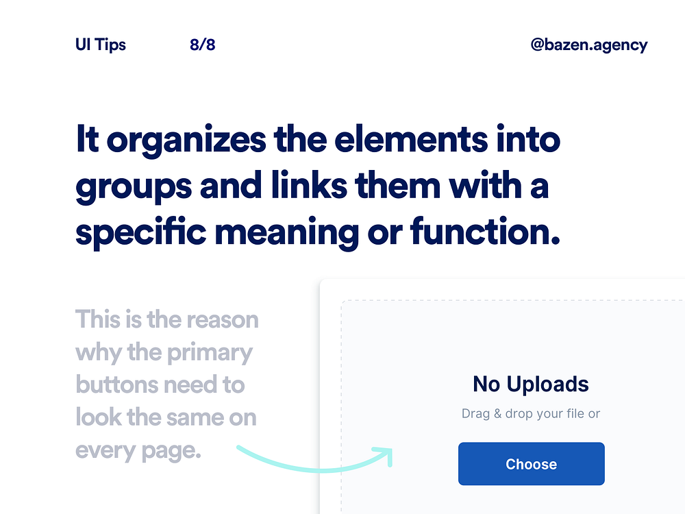 UI Tip - Gestalt Principles - Part 1 by bazen.talks on Dribbble