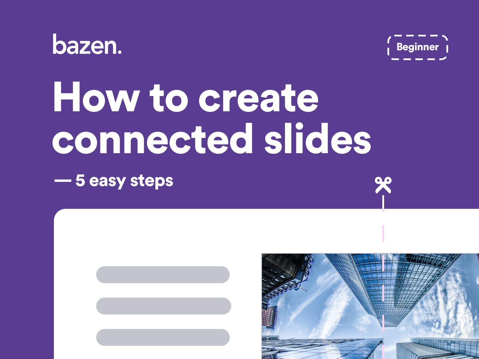 UI Tip - How to Create Connected Slides by bazen.talks on Dribbble