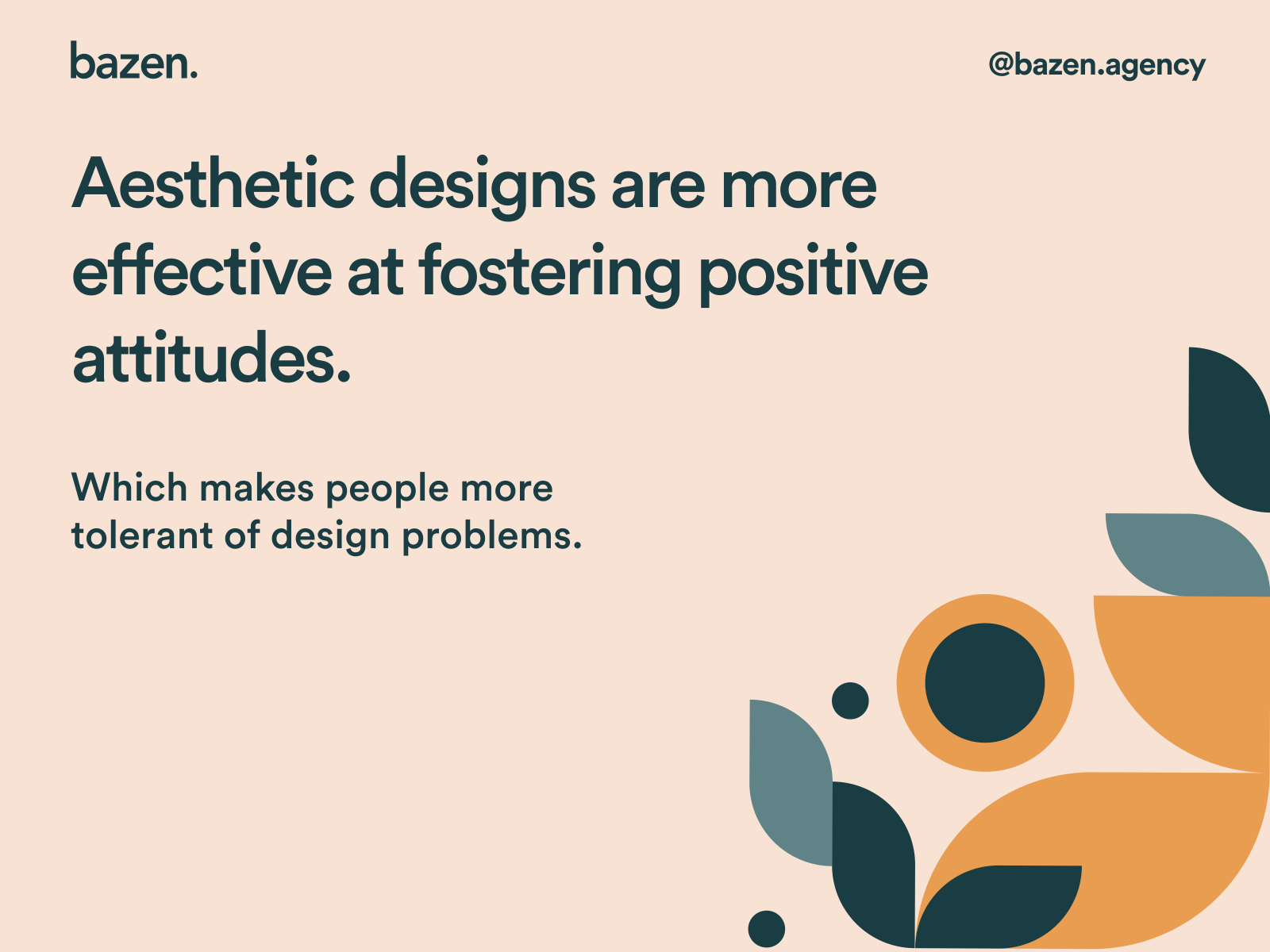 Design Tip - Aesthetic-usability effect by bazen.talks on Dribbble