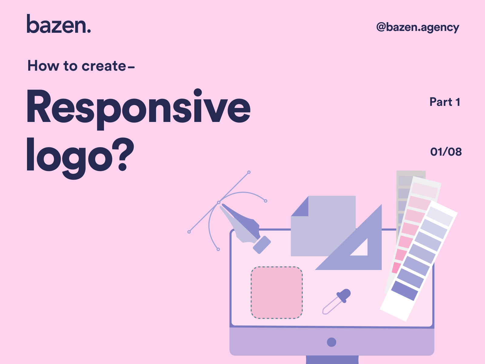 Design Tip - How to create responsive logo? by bazen.talks on Dribbble