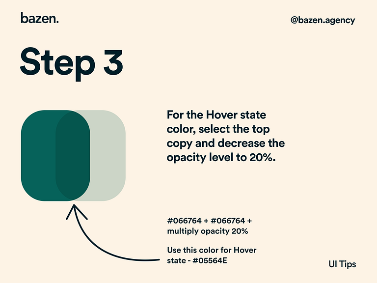 Design Tip - Perfect Colors for the Button States by bazen.talks on ...