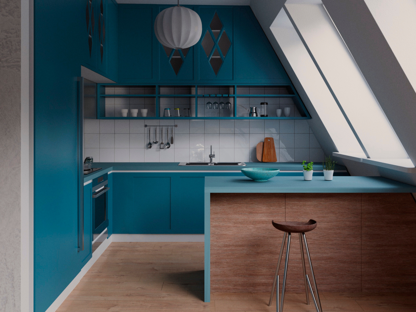 3D modeling, texturing visualization by Lena on Dribbble