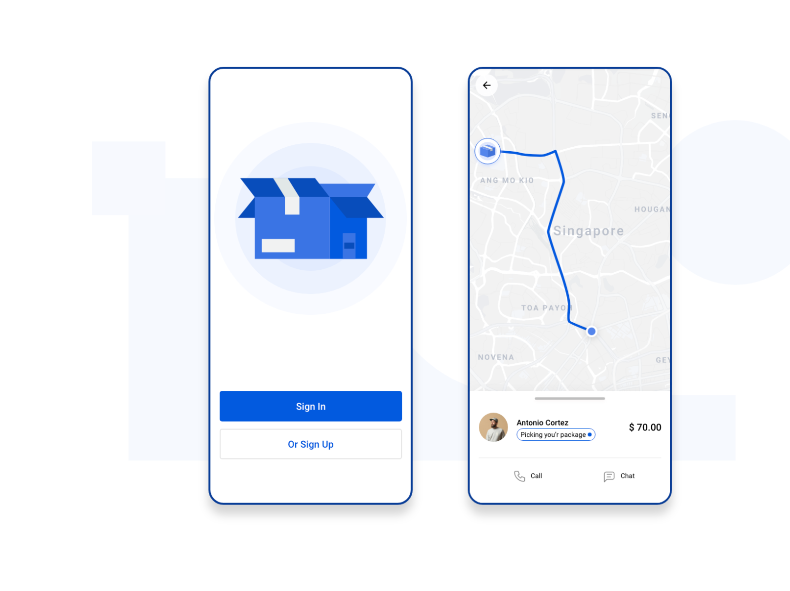 Login & Tracking Page by Ananda Dirgantara on Dribbble
