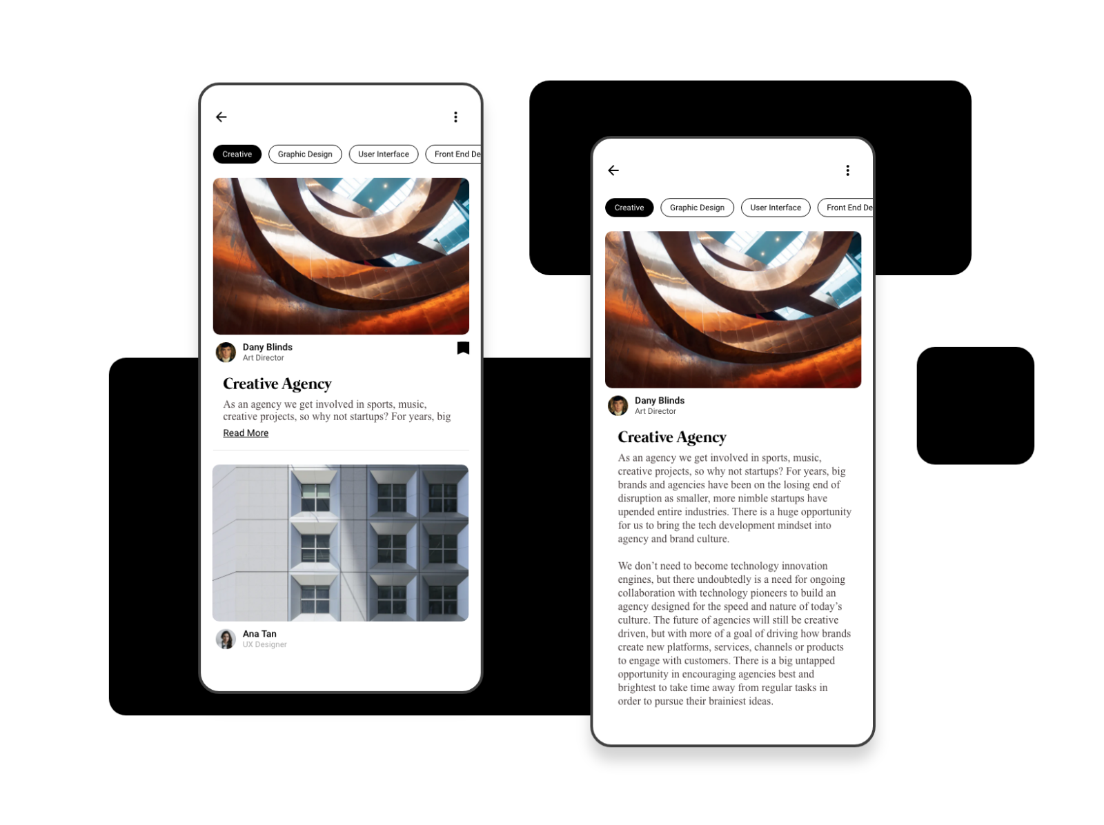 Article Page Ui Design by Ananda Dirgantara on Dribbble