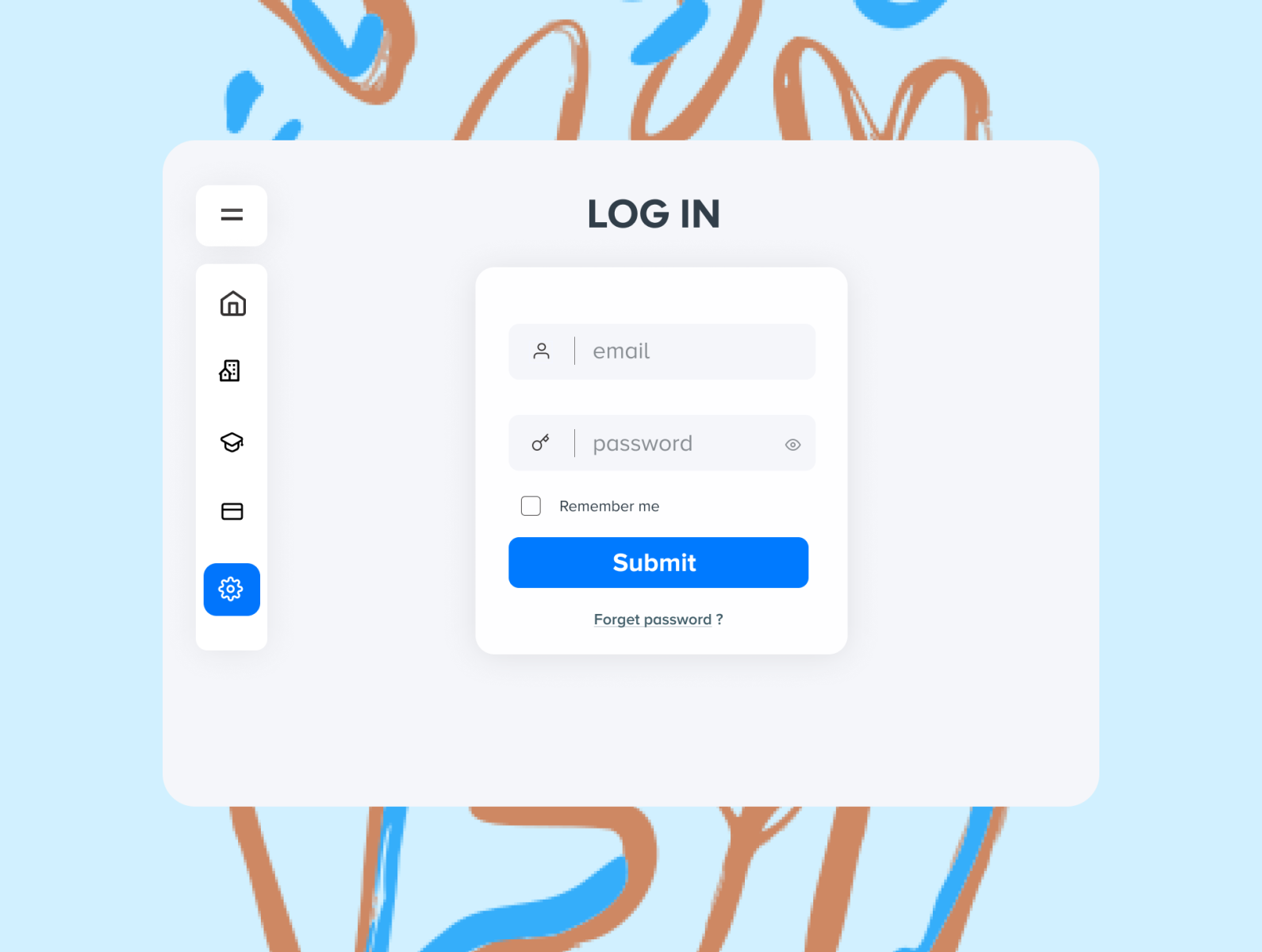 Login Screen For dashboard by Ankit Mishra on Dribbble