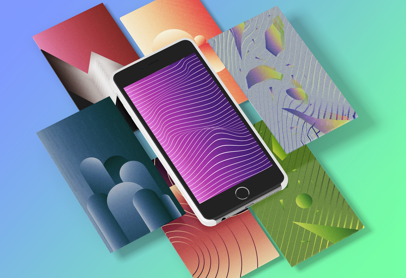 Wallpaper Sets by Tom Burt on Dribbble