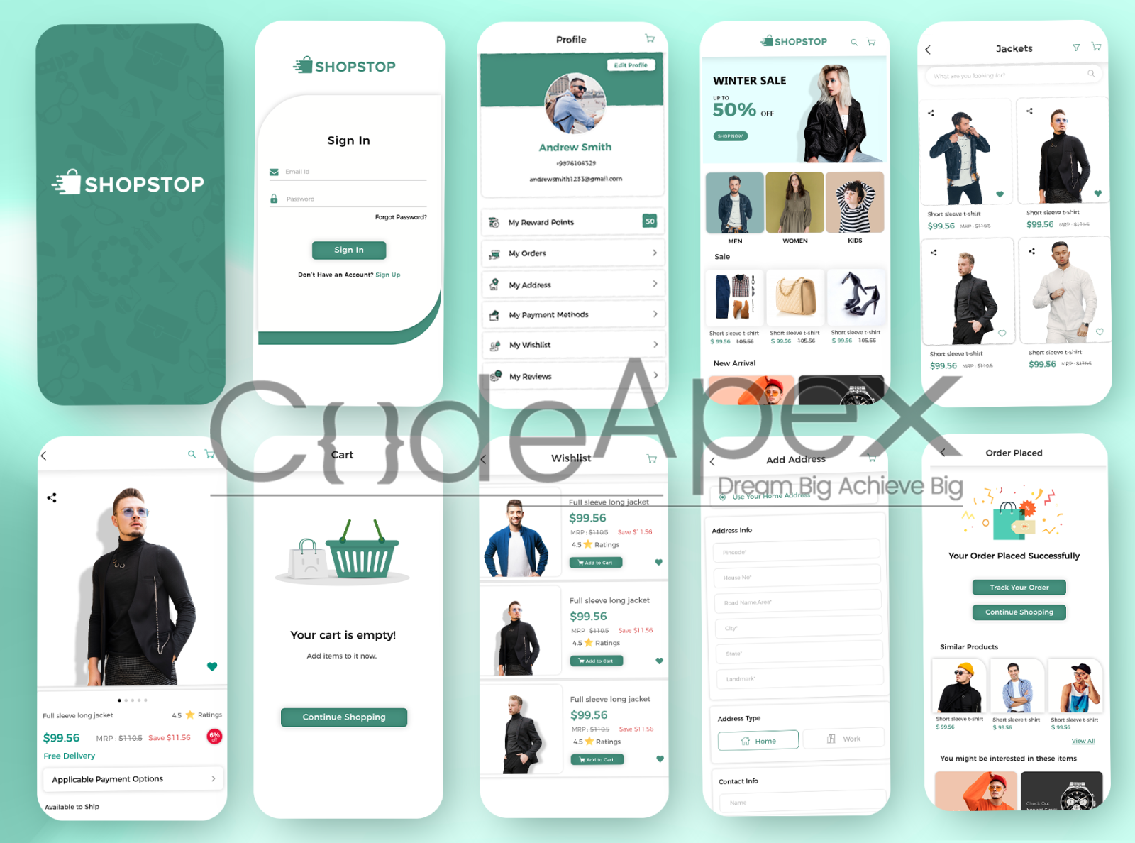Shop Stop - Ecommerce App by Navneet Kaur on Dribbble