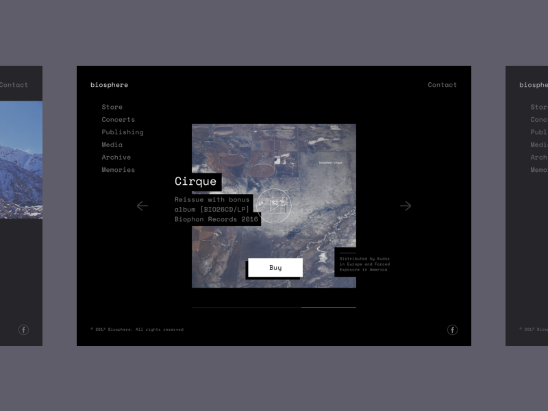 Biosphere Main Sld 2 by Andrius Grabauskas on Dribbble