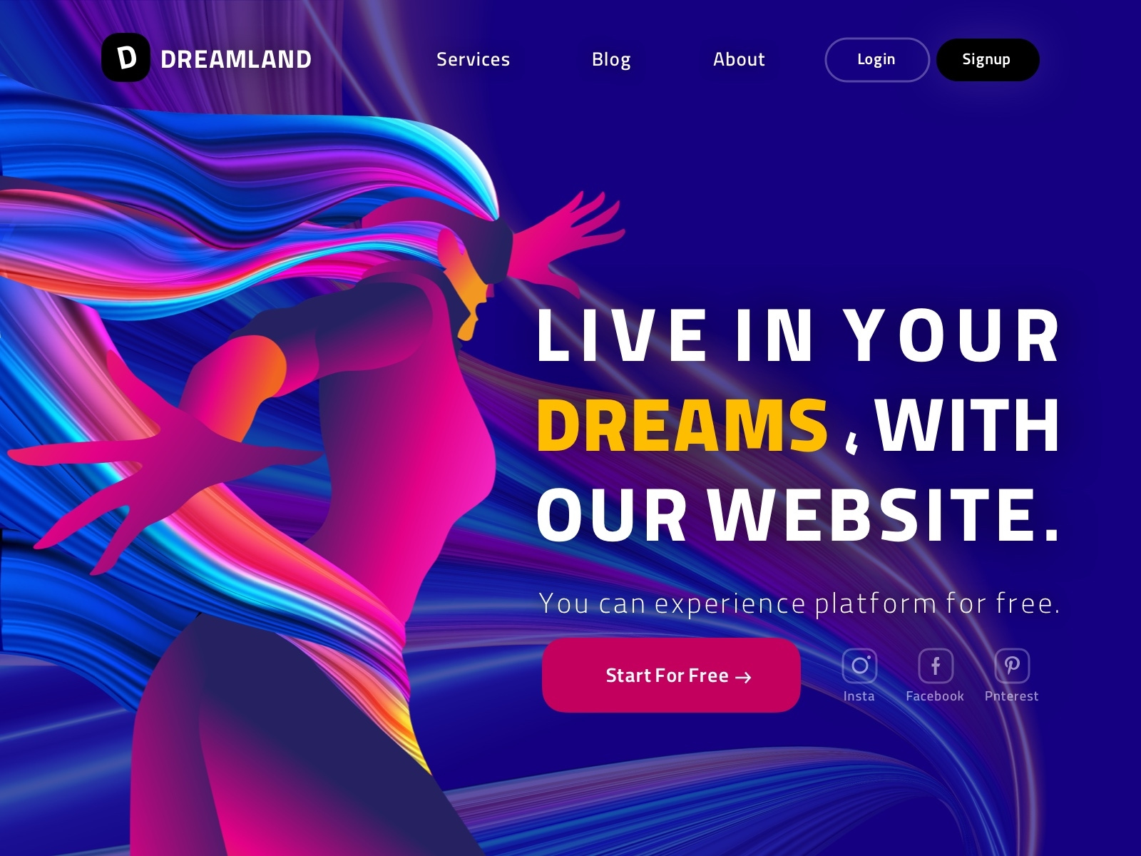 Dream Website UI UX Design by Roohi Koohi on Dribbble