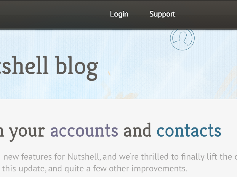 Nutshell web design by Nutshell on Dribbble
