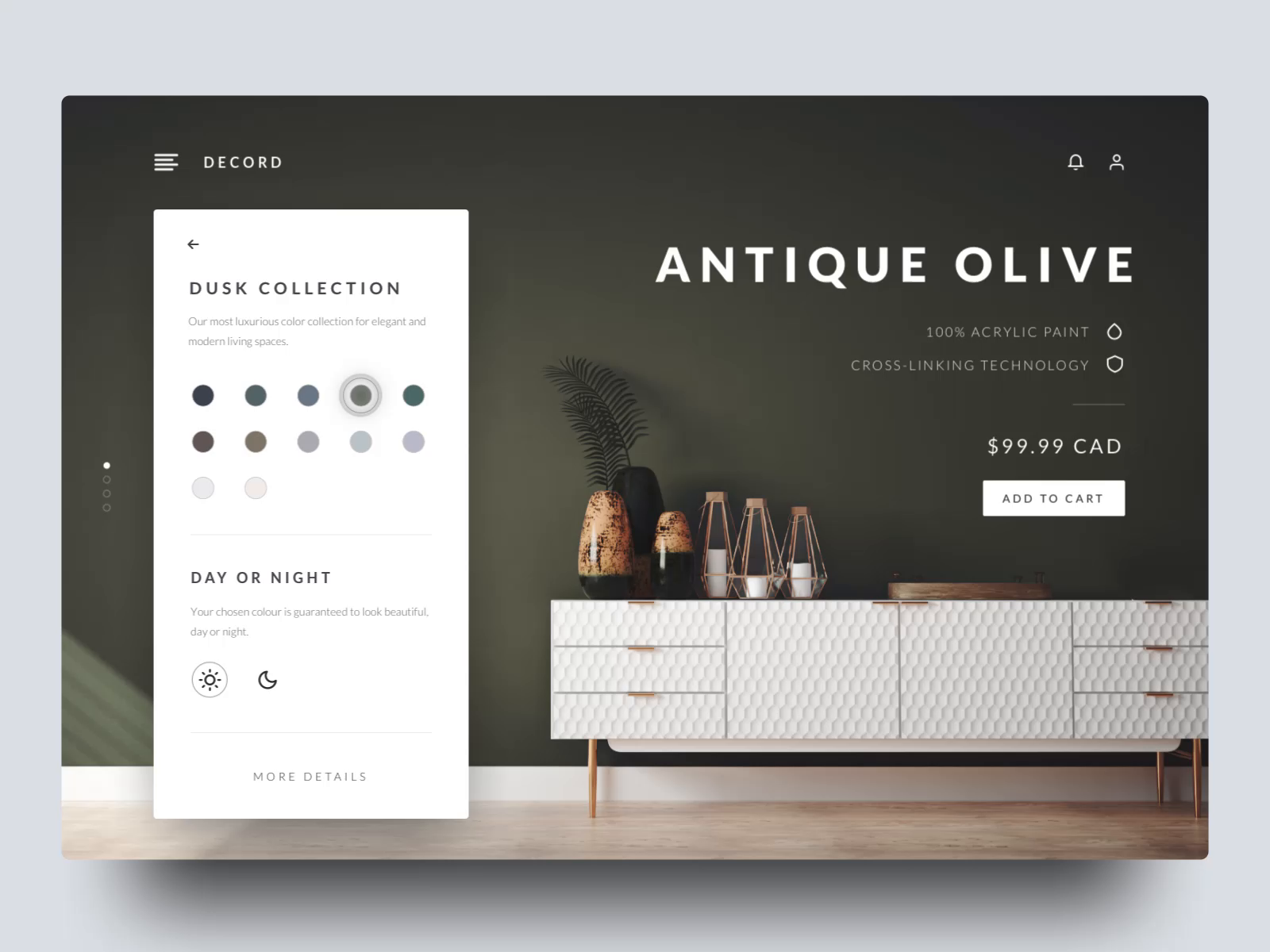 Interactive Paint Selection by Trevan Crowe on Dribbble